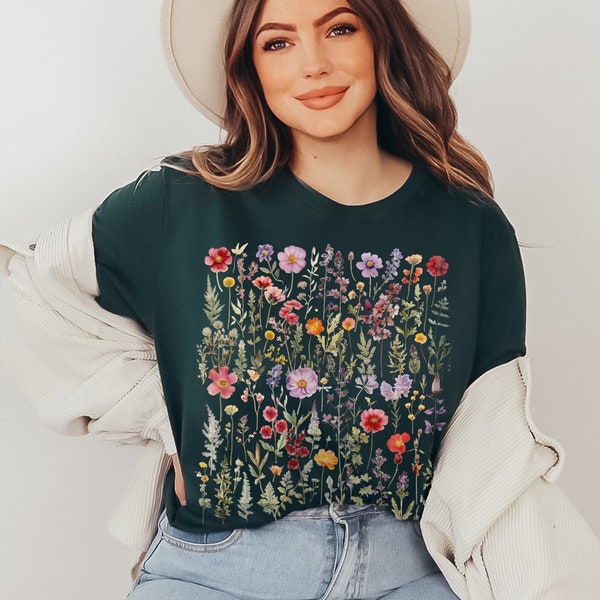 Botanical Shirt - Etsy