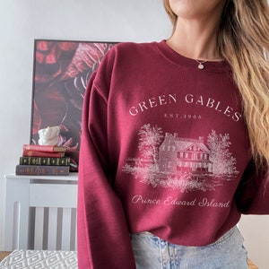 Anne With an E Sweatshirt Anne of Green Gables Sweatshirt Bookish ...