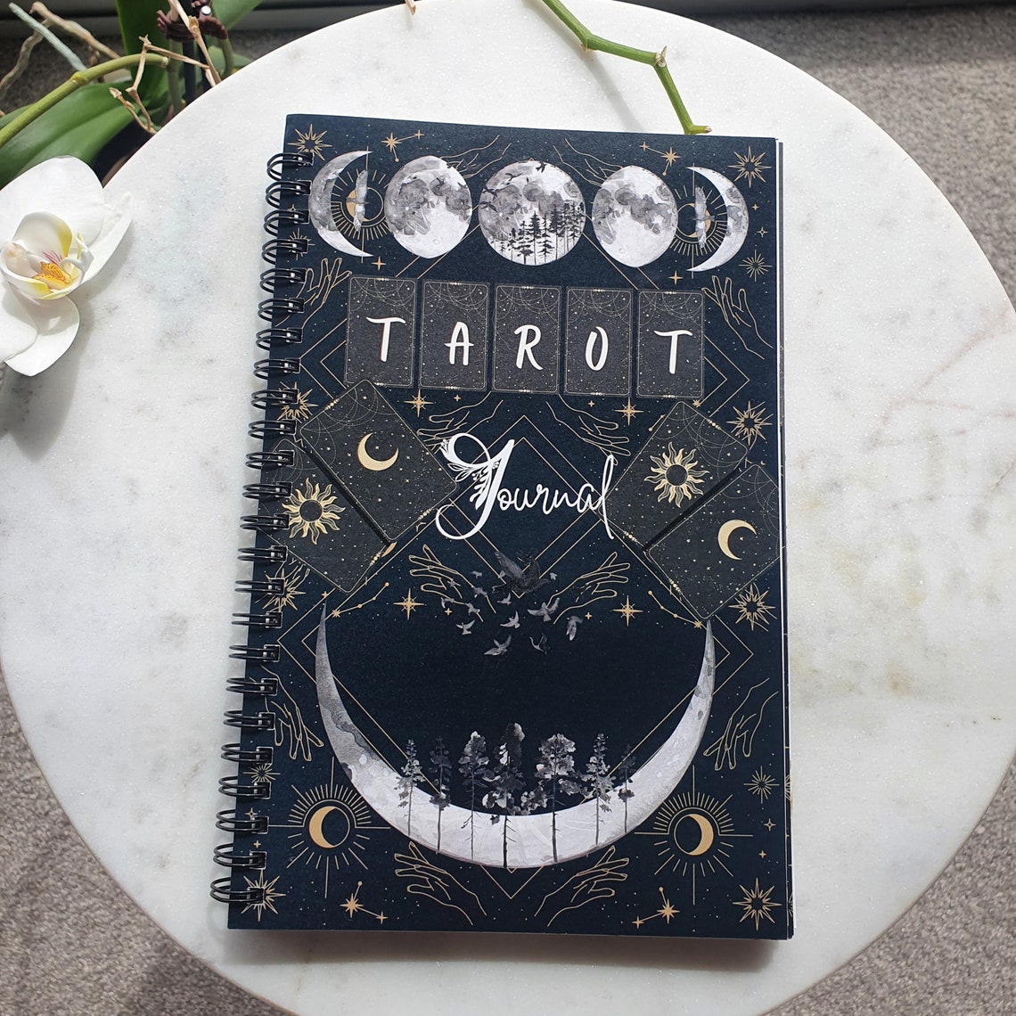 TAROT JOURNAL Tarot Stickers Tarot Planner Tarot Card - Etsy