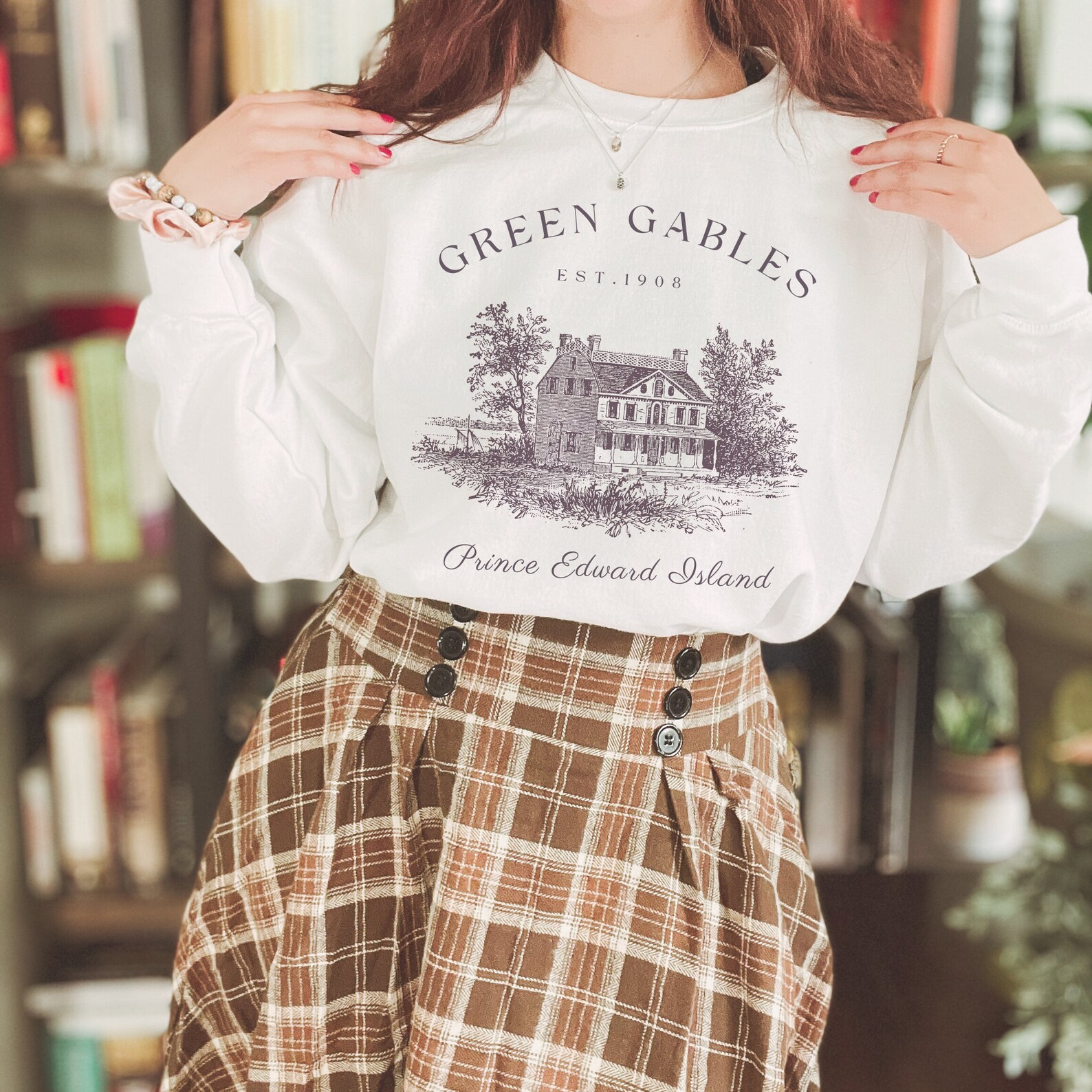 Anne of Green Gables Sweatshirt, Anne With an E, Light Academia, Book ...