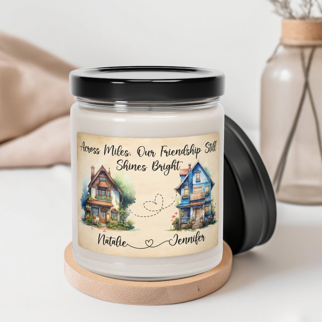 Best Friend Candle Gift for Best Friend Female Birthday Gift Long ...