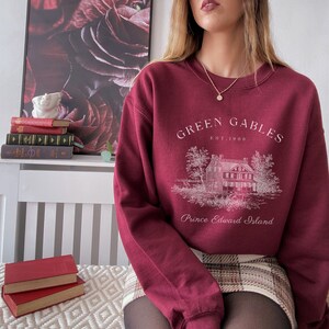 Anne With an E Sweatshirt Anne of Green Gables Sweatshirt Bookish ...