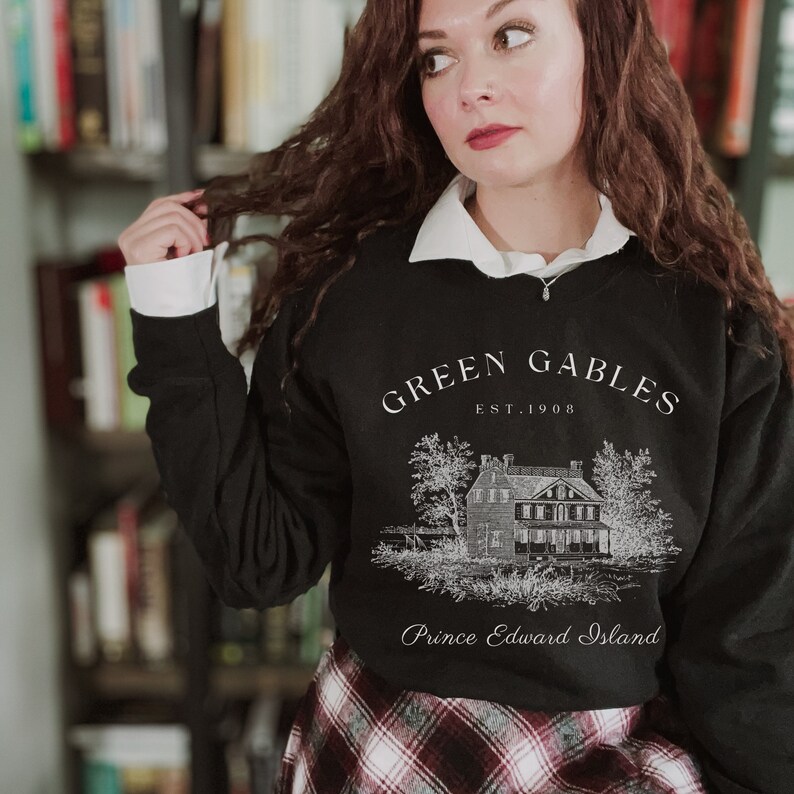 Anne With an E Sweatshirt Anne of Green Gables Sweatshirt Bookish ...