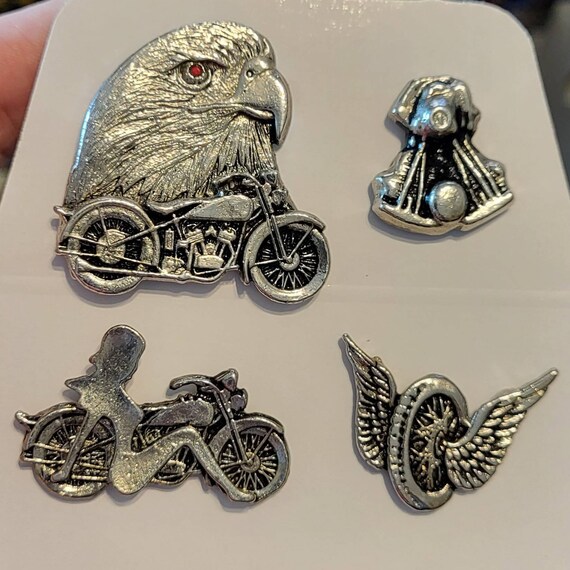Motorcycle Pin Badges