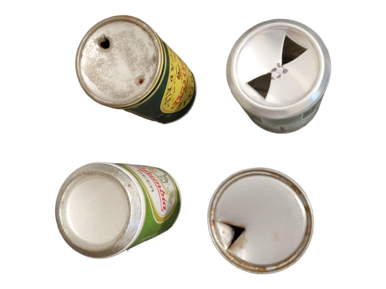 Vintage Beer Can Lot // Lot of 4 // Rusty Dusty Old Cans // Decor ...