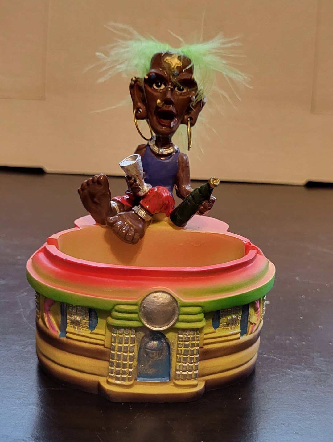 Vintage Rasta Ashtray // Smoking Ashtray // Rasta Jamaican Funny Weed ...