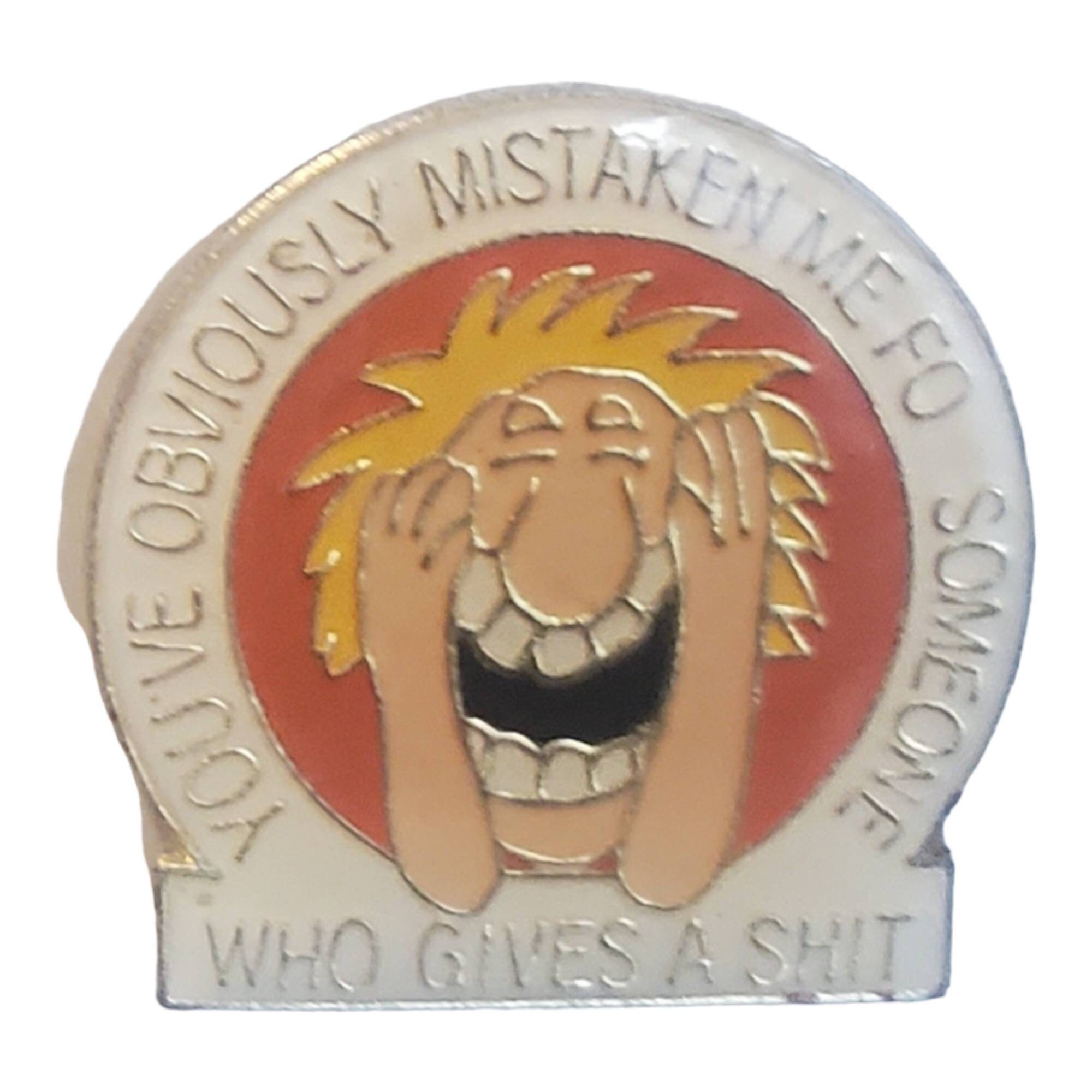 Vintage Enamel Pins // up Yours // Have a Shitty Day // Another Shitty ...