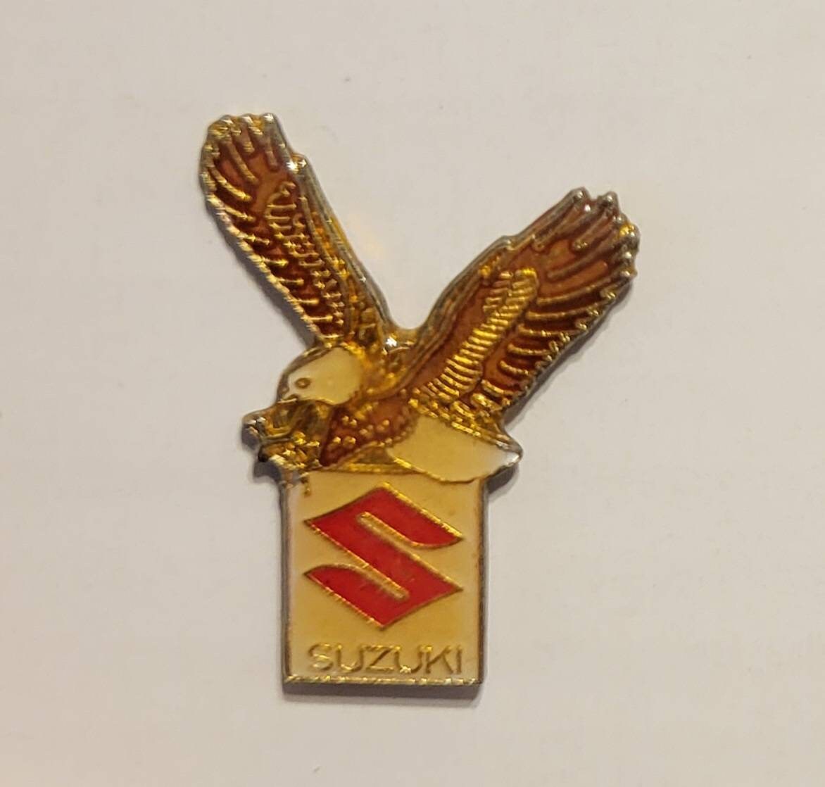 Vintage Suzuki Enamel Pins // Motorcycle Biker // Motocross Bike ...