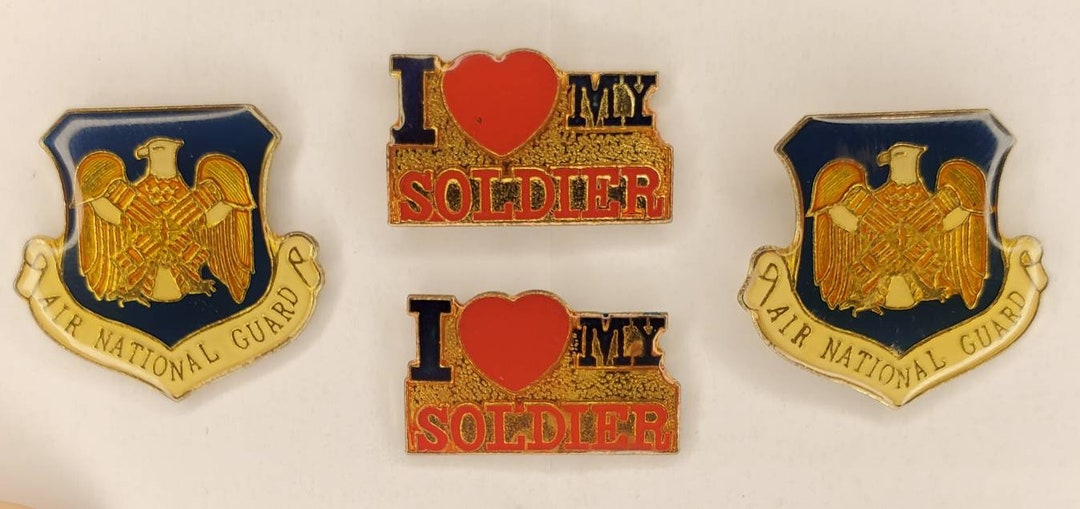 Vintage Enamel Pins // US Army // I Love My Soldier // United States ...