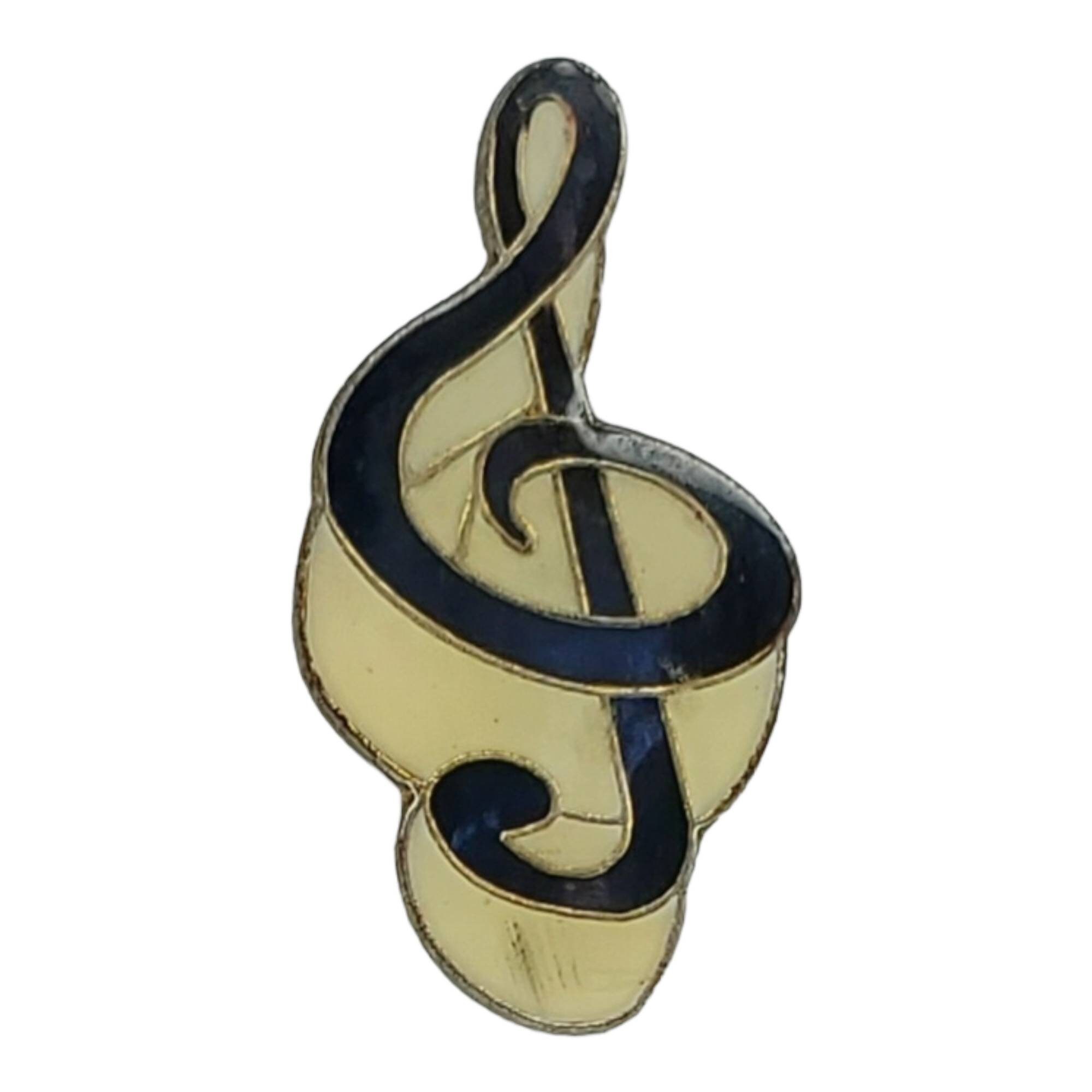 Vintage Enamel Music Pins // Music Notes // I Love Music // True ...
