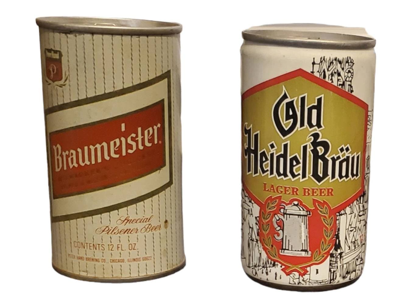 Vintage Beer Can Lot // Lot of 4 // Rusty Dusty Old Cans // Decor ...