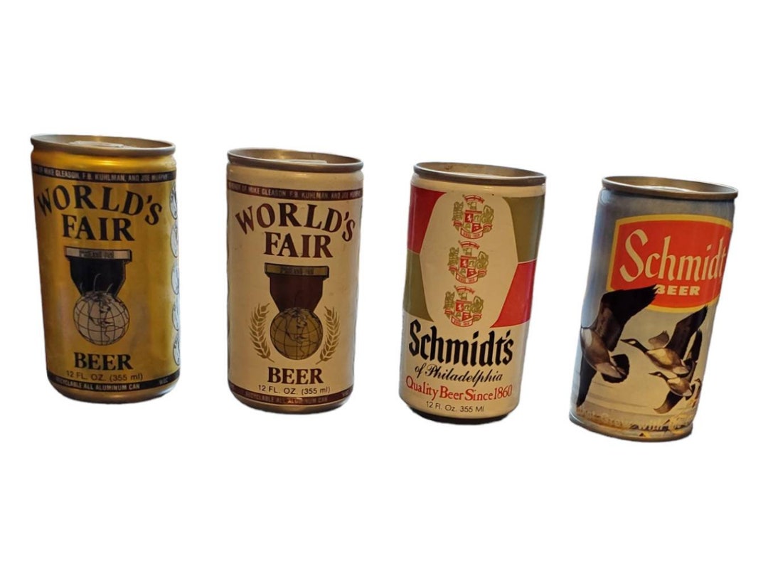 Vintage Beer Can Lot // Lot of 4 // Rusty Dusty Old Cans // Decor ...