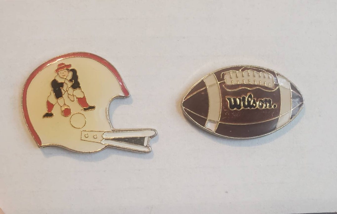 Vintage Enamel Pins // Vintage New England Patriots Football Pin ...
