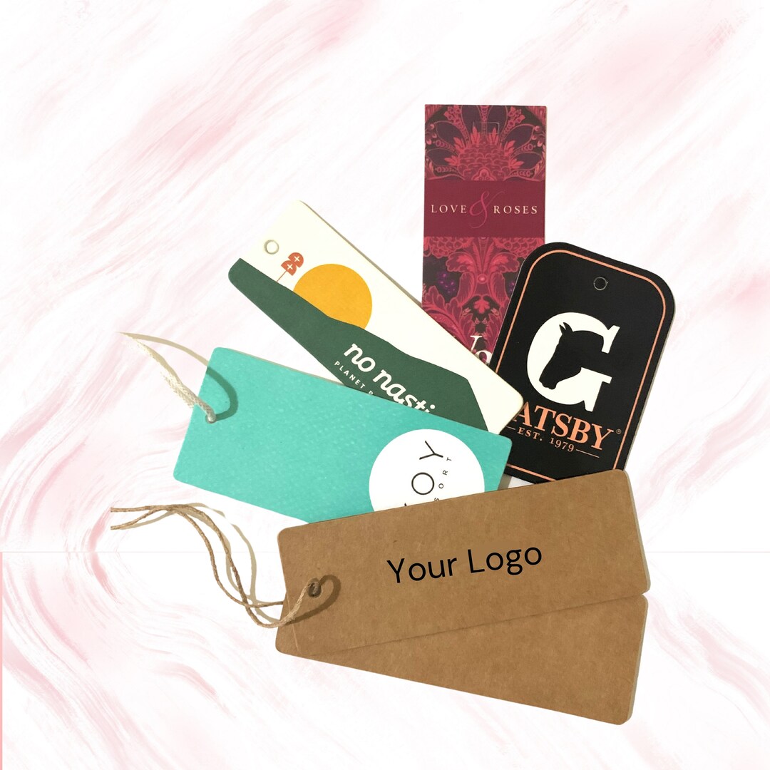 Custom Clothing Hang Tags, 2x3.5in, 400gsm, Matte Laminated Hang Tags ...