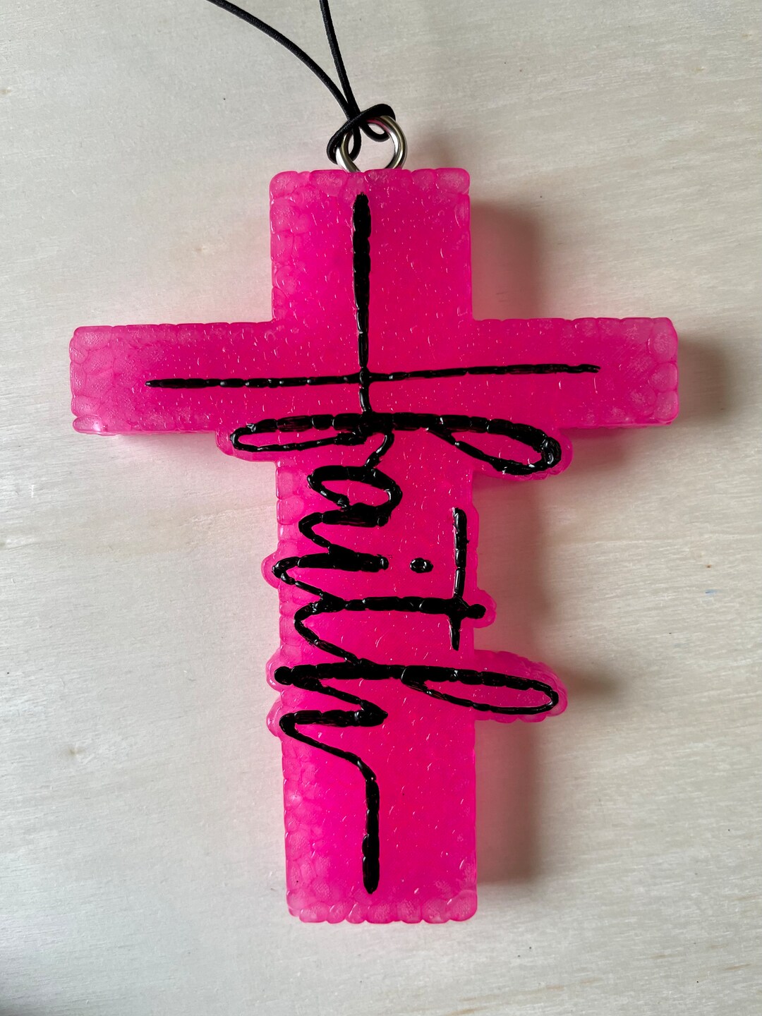 Faith Cross Car Freshie - Etsy
