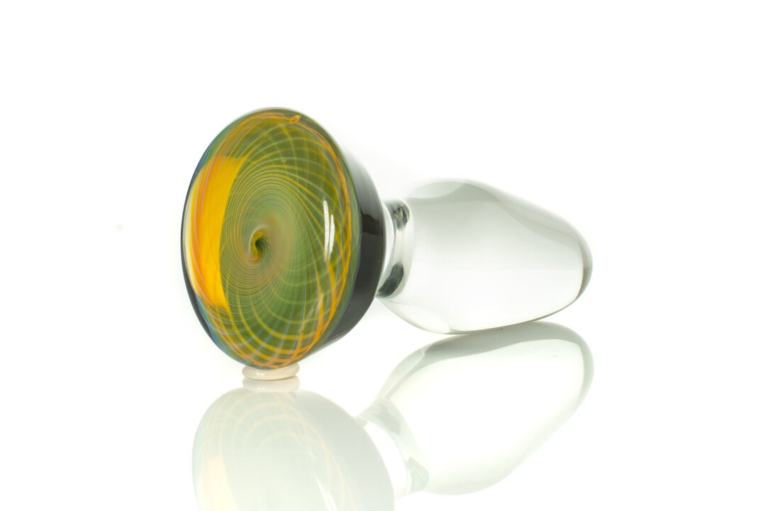 Mandala Pattern Glass Sex Toy Anal Glass Butt Plug - Etsy