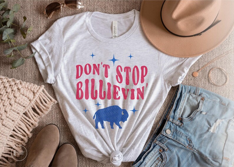 Billieve Buffalo Football Fan Shirt: Unisex Jersey Tee - Etsy