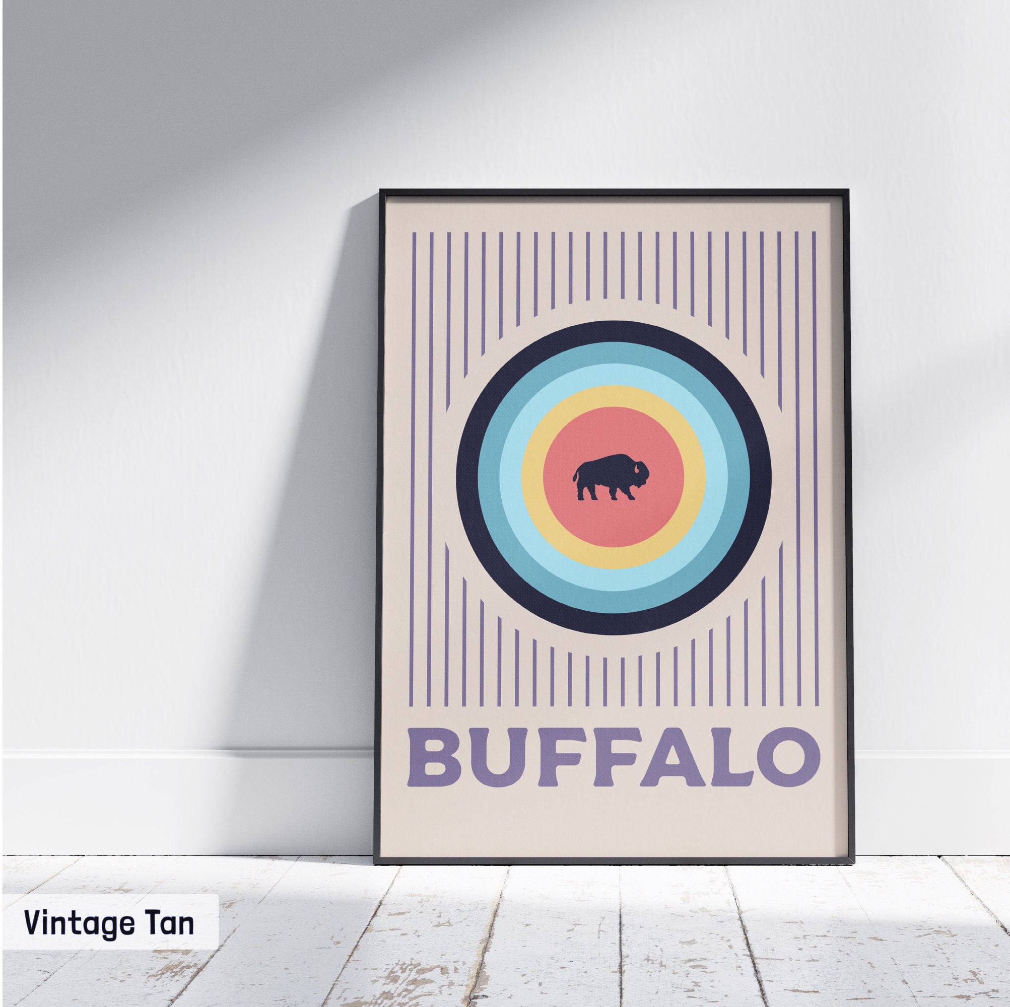 Buffalo Printable Art, Vintage Style, Download Buffalo Bills Decor ...