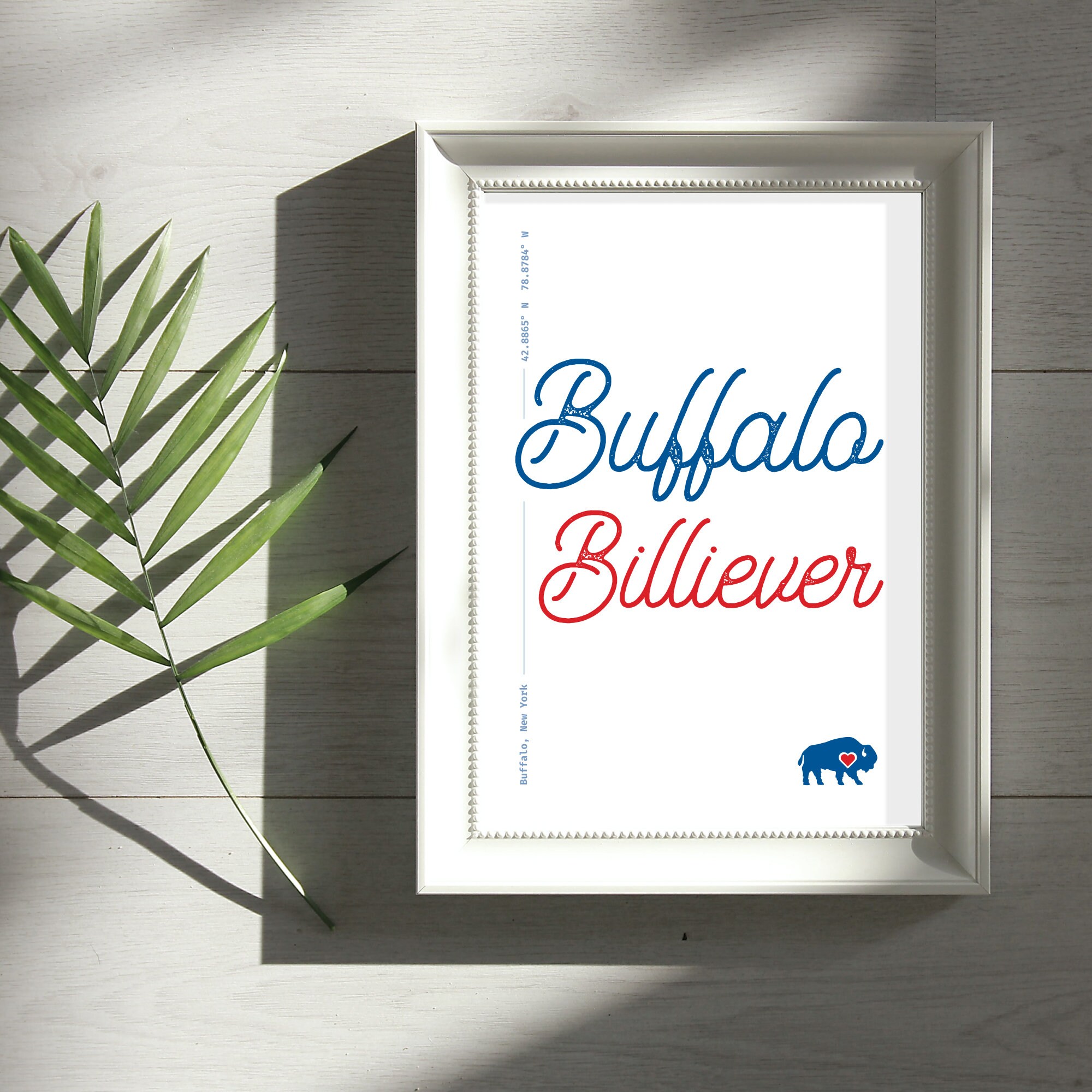 Billieve Buffalo Bills Printable Poster Buffalo NY Download - Etsy