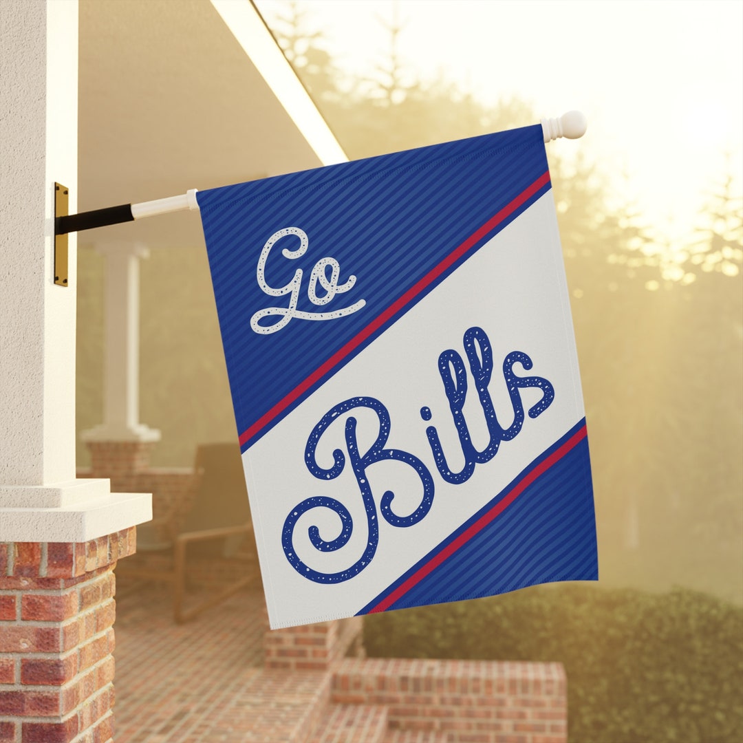 Go Bills, Home Flag, Buffalo Bills Home Flag, Spring Home Flag, Go ...