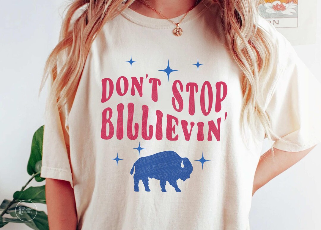 Billieve Buffalo Football Fan Shirt: Unisex Jersey Tee - Etsy
