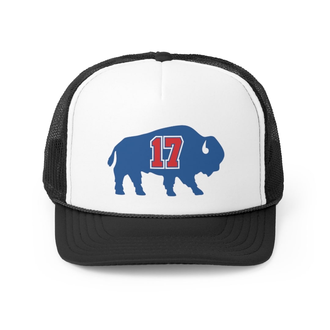 Buffalo Josh Allen 17 Hat, Buffalo Bills Sunday Trucker Hat, Retro ...