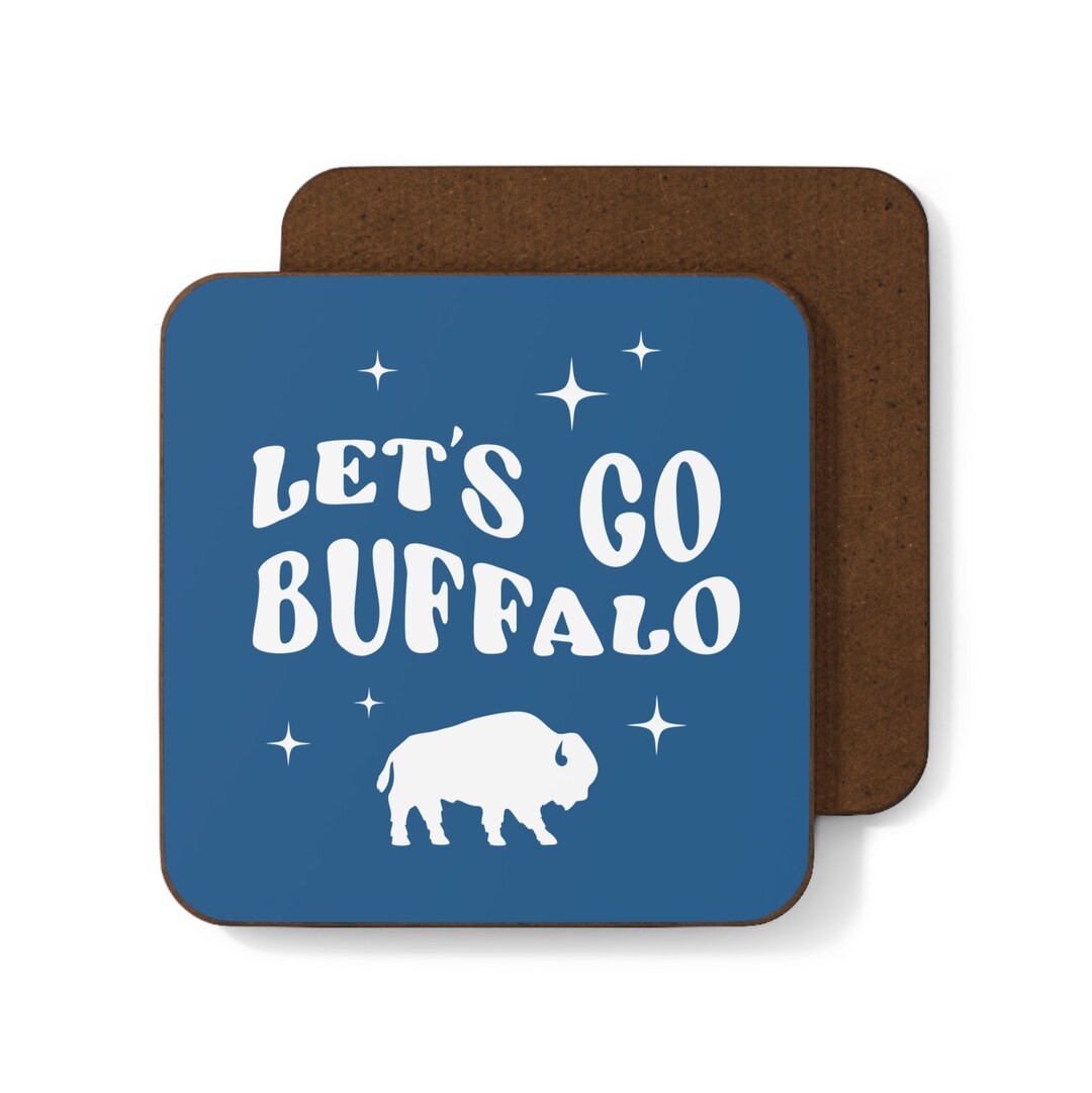 Let's Go Buffalo Drink Coaster Buffalo Bills Gift Go - Etsy
