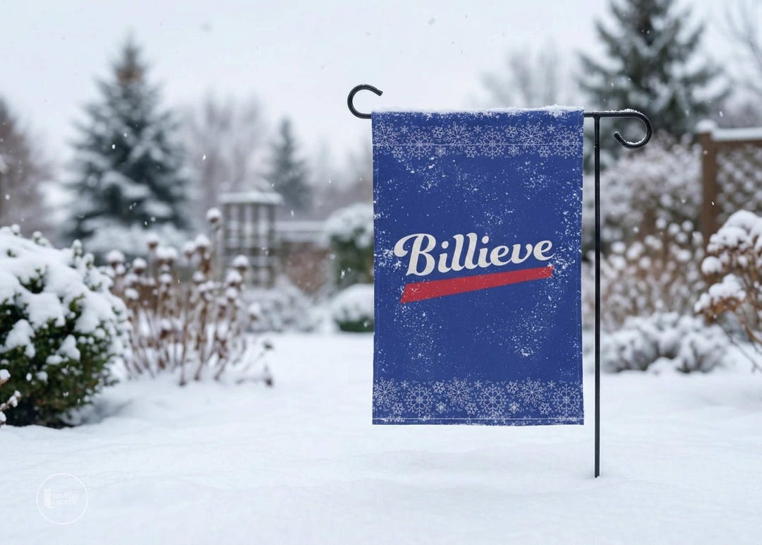 Buffalo 'billieve' Garden Banner - Christmas Edition (12" X 18") - Etsy