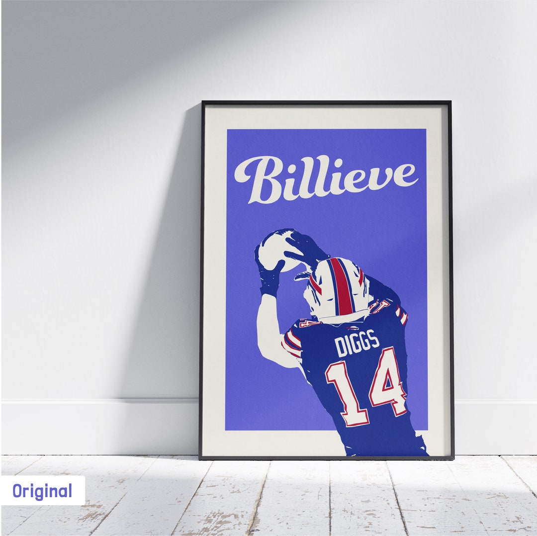 Stefon Diggs Printable Poster Bills Art Poster Buffalo Diggs - Etsy
