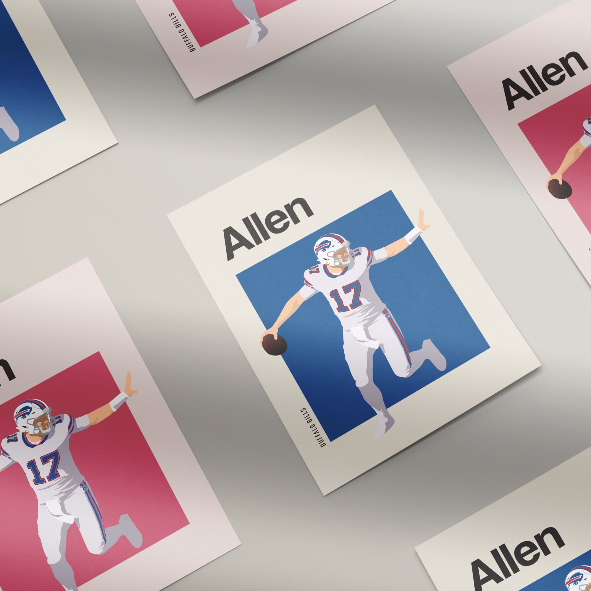 Josh Allen Printable Poster, Download Buffalo Bills, Josh Allen Wall ...