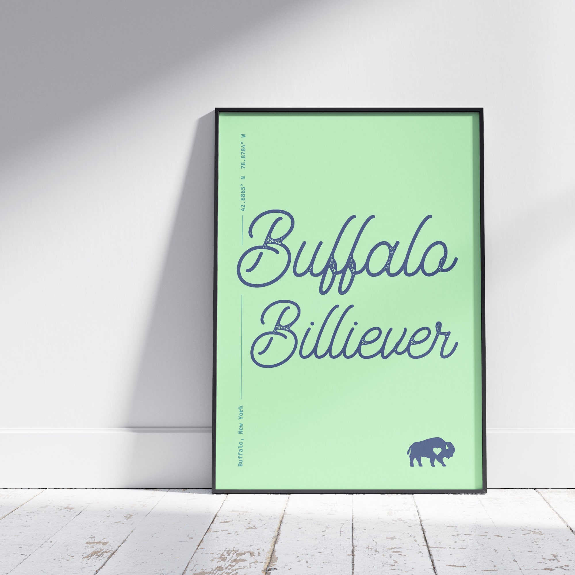 Billieve Buffalo Bills Printable Poster Buffalo NY Download - Etsy