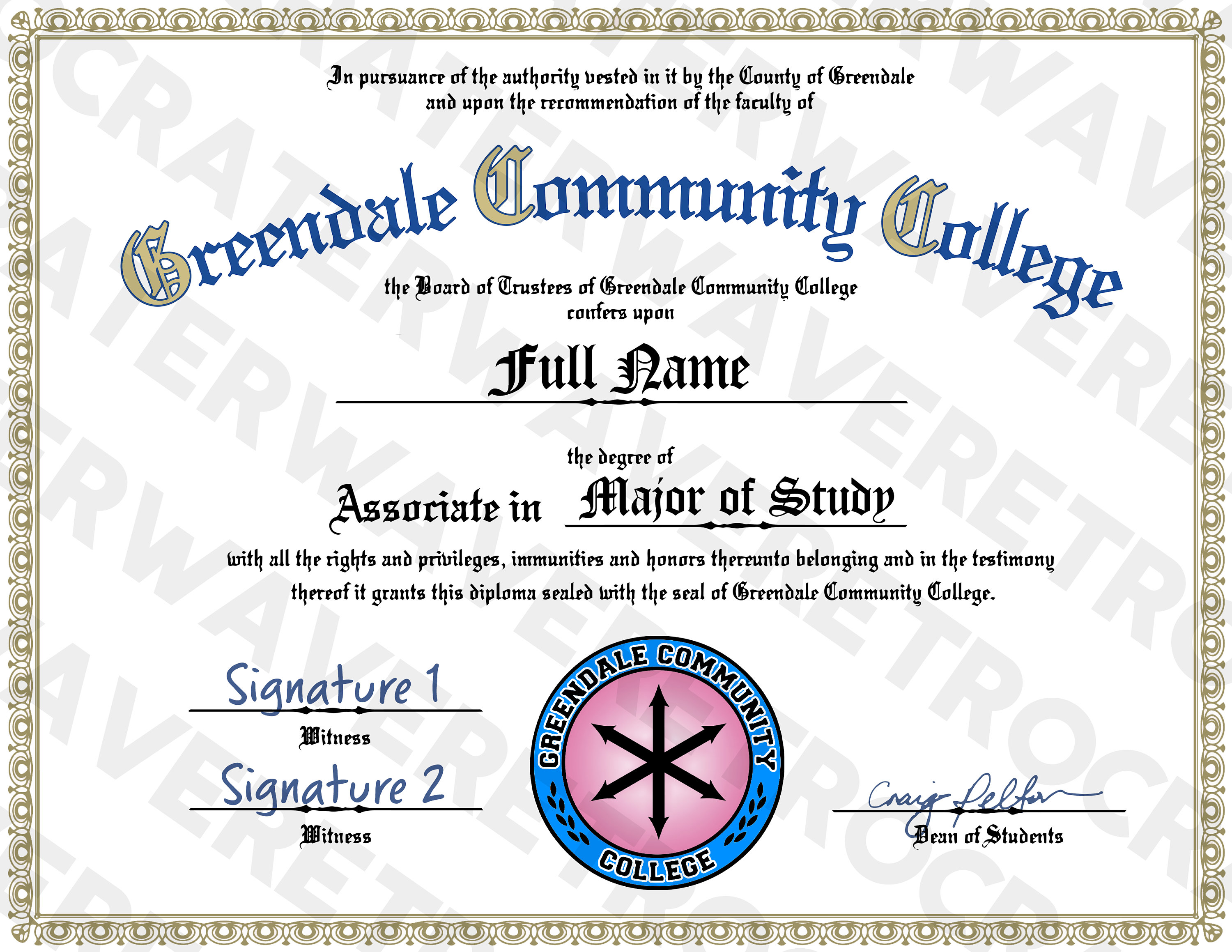 Greendale Community College