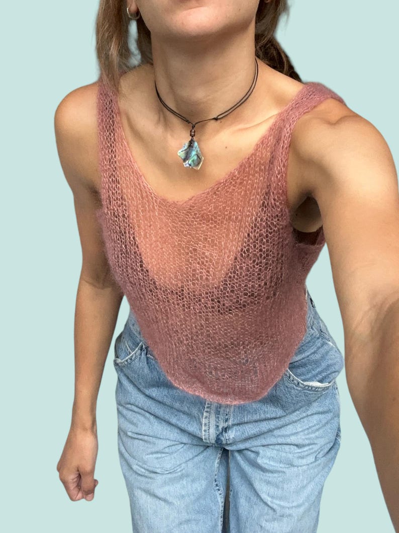 Beginner Friendly Mohair Silk Knitting Pattern, Gift for Daughter - Etsy