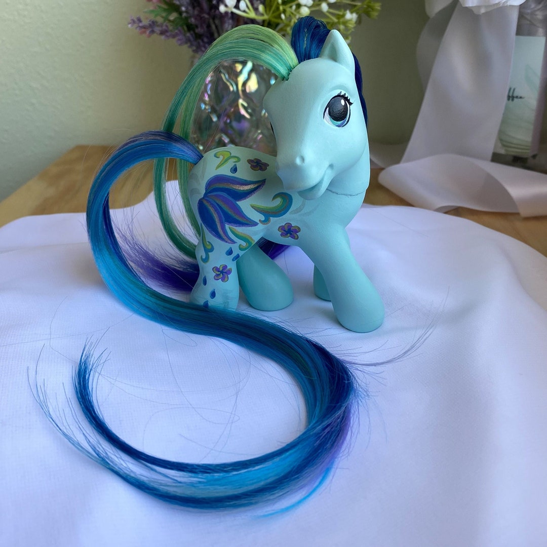 Custom Painted/designed G3 My Little Pony - Floral/water Design - Etsy