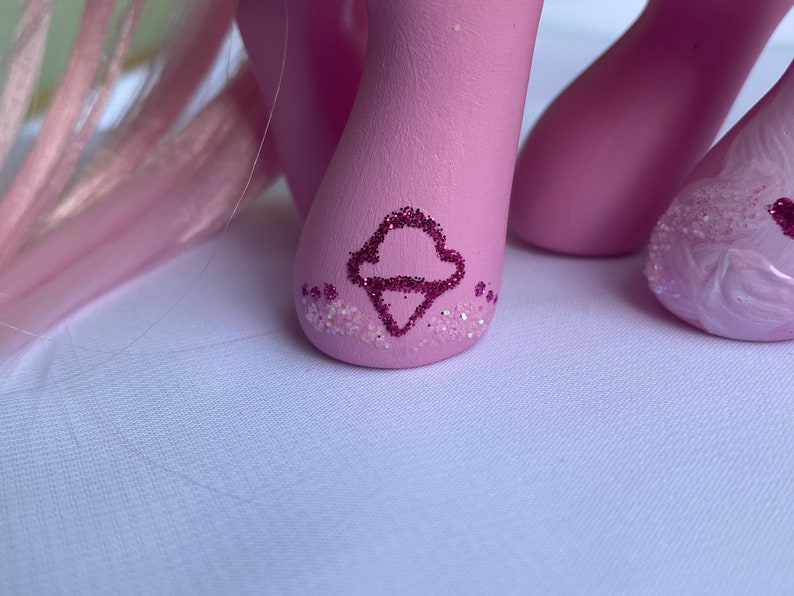 Custom Painted/designed G3 My Little Pony - Strawberry Ice Cream - Etsy