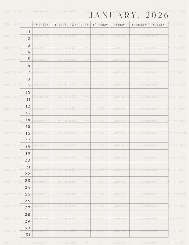 Gentle Days: 2026 Digital Calendar - Etsy Canada