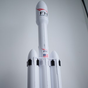 Falcon Heavy Model 1:68 Spacex 103cm / 40inches - Etsy