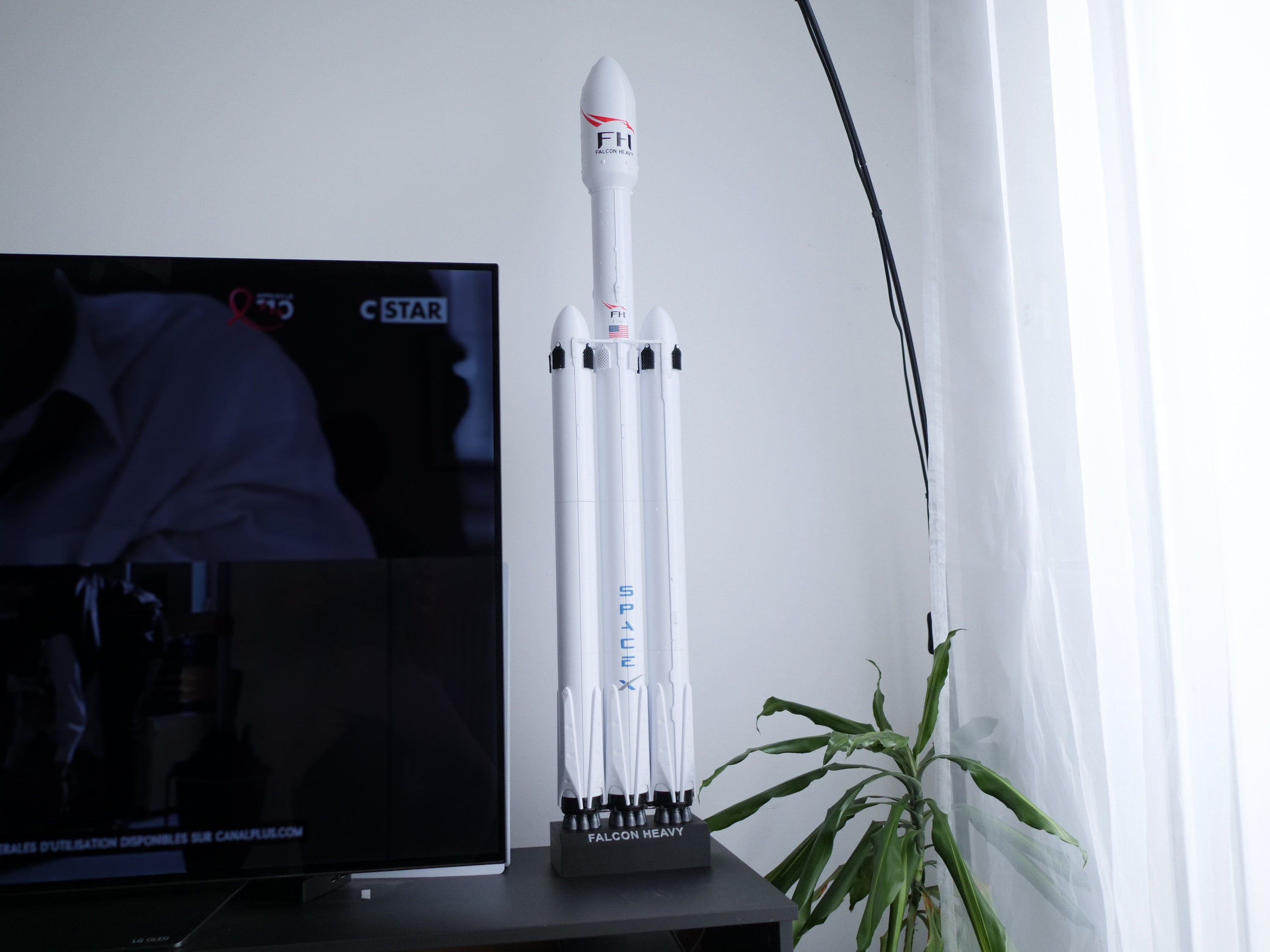Falcon Heavy Model 168 Spacex 103cm 40inches Etsy