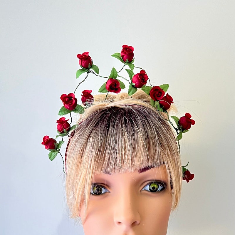 Red Fascinator - Etsy