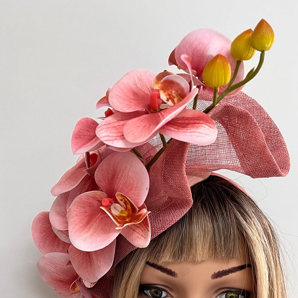 Orchid Fascinator - Etsy