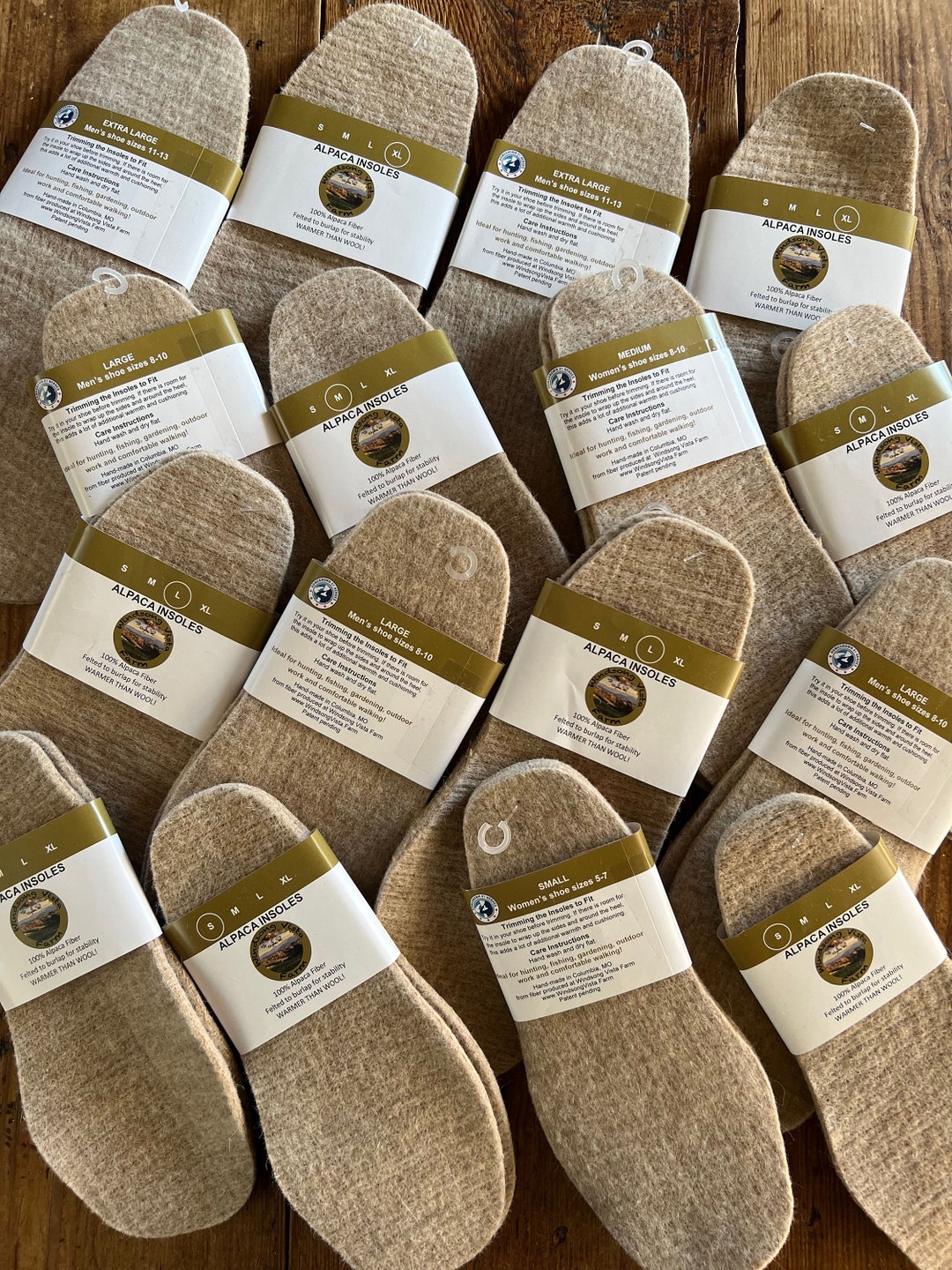 Alpaca Insoles - Etsy