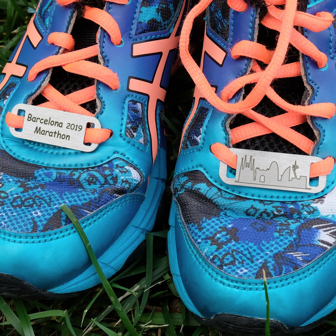 Marathons Cities Shoe Tag, Barcelona, Paris, Rome, New York, Toronto ...