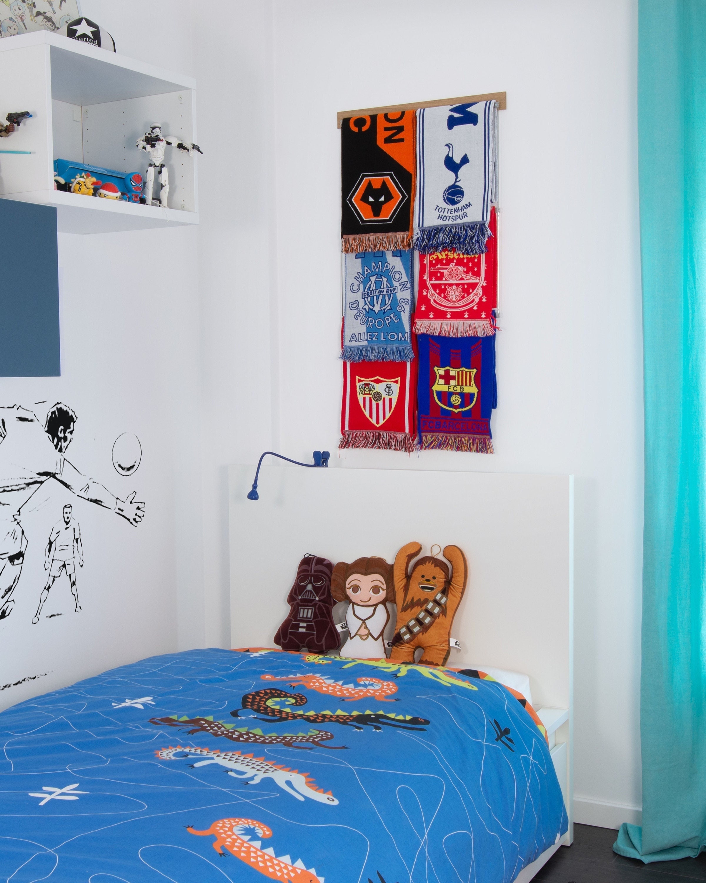 Sport Scarfs Display Rack Football Soccer Scarves Display - Etsy