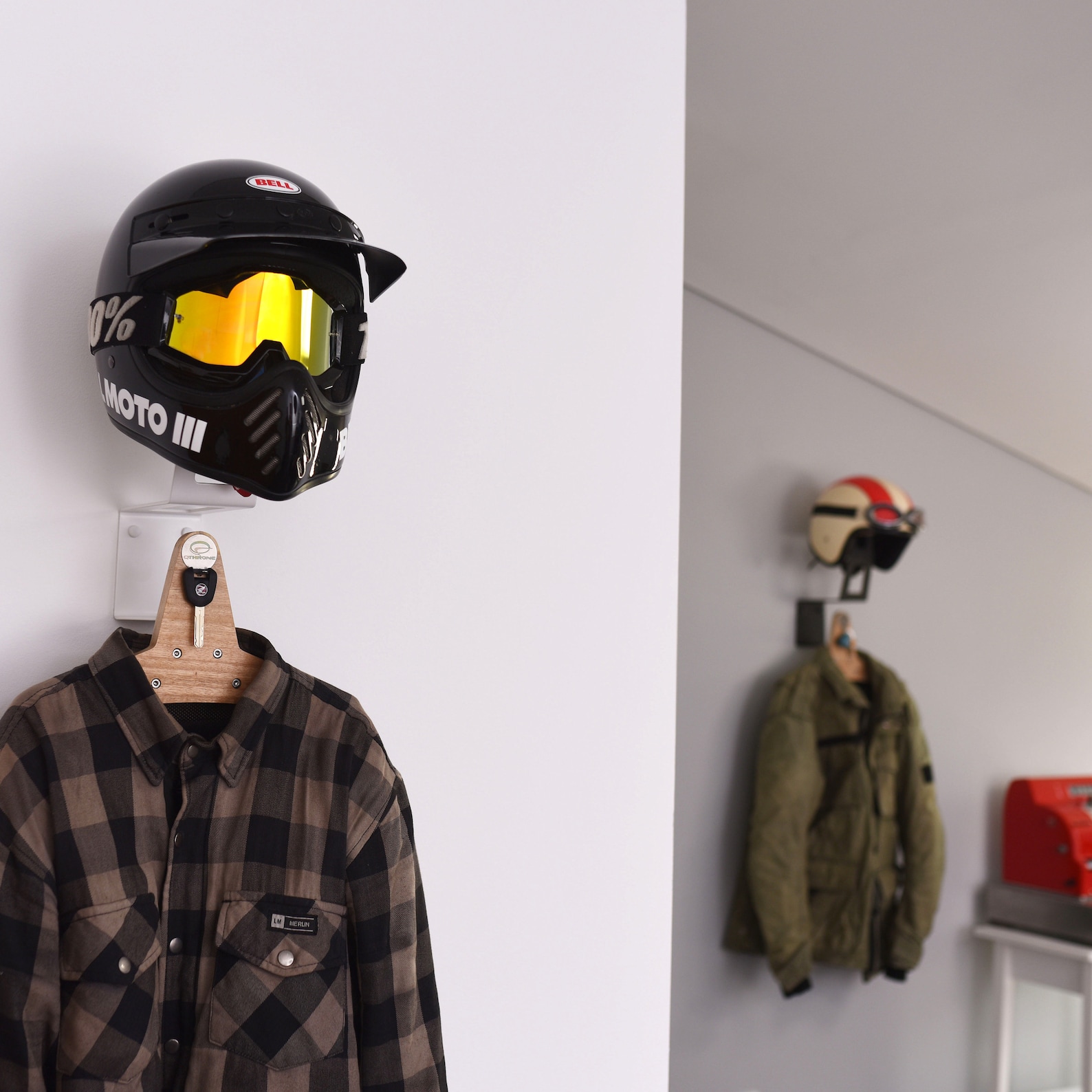 Helmet Rack Holder Motorcycle Gear Rack Hanger All-in-one - Etsy