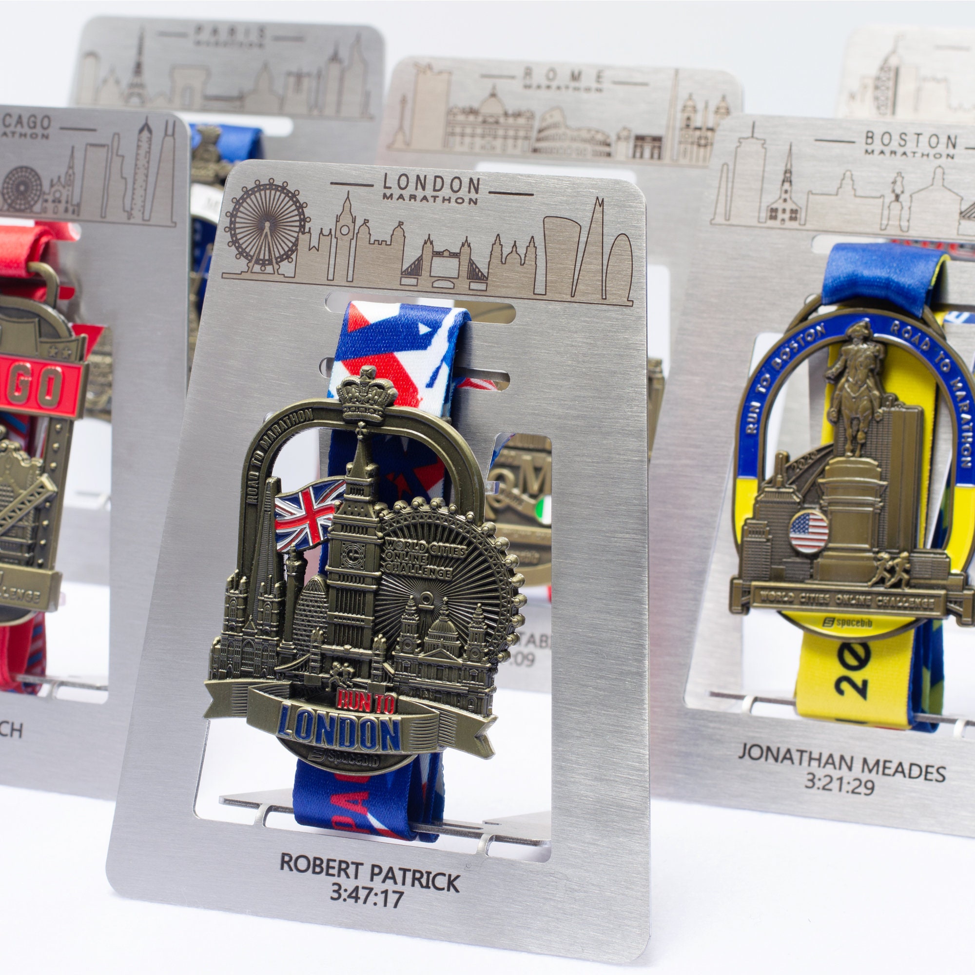 Chicago Marathon Medal Display Personalized High-quality Stainless ...