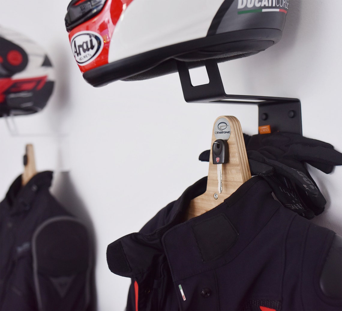 Helmet Rack Holder Motorcycle Gear Rack Hanger All-in-one - Etsy