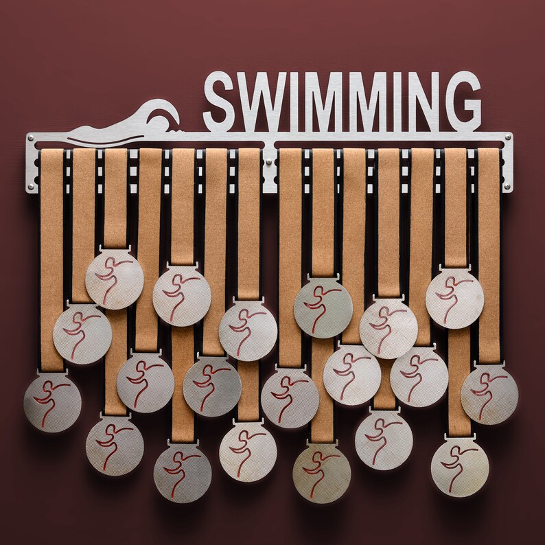 Swimming Medal Display Medal Hanger Holder Display Rack - Etsy
