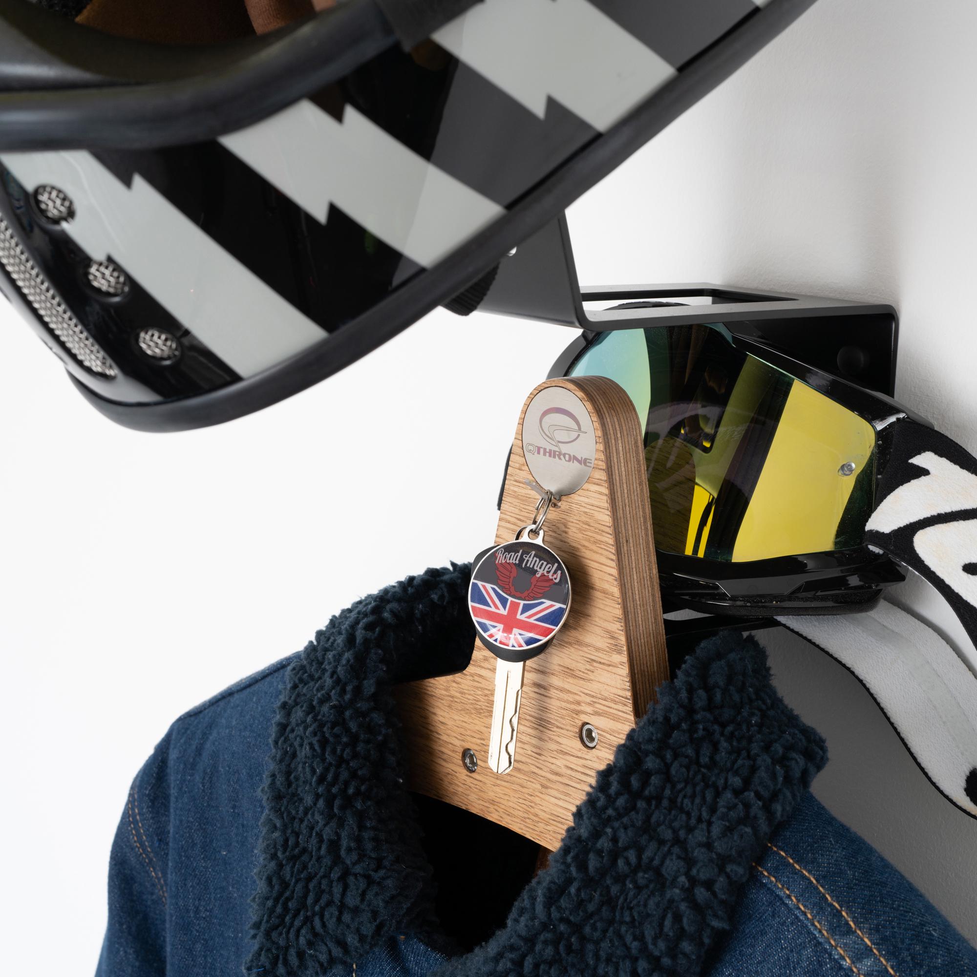 Helmet Rack Holder - Motorcycle Gear Rack Hanger - All-in-one Solution ...