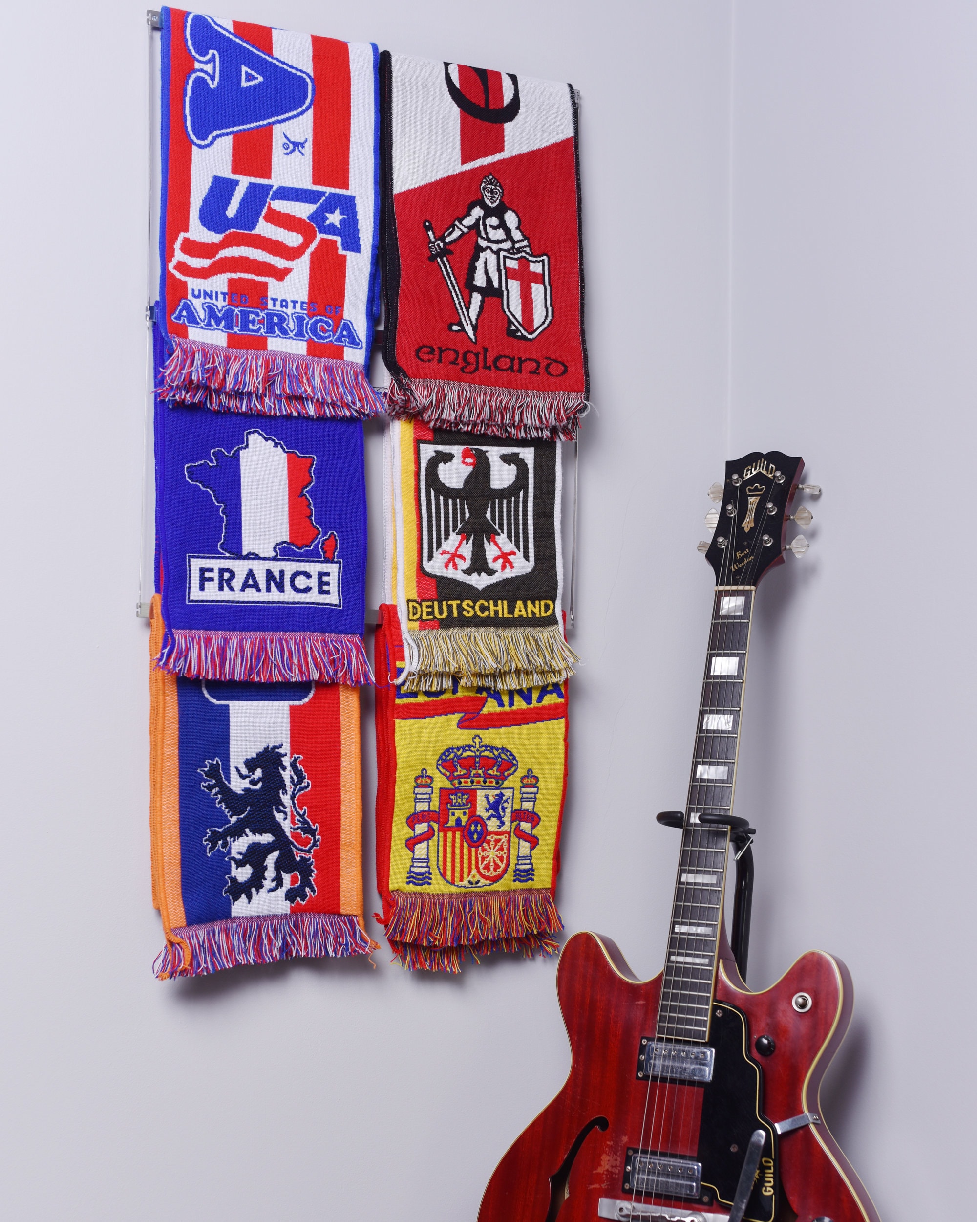 Sport Scarfs Display Rack Football Soccer Scarves Display - Etsy