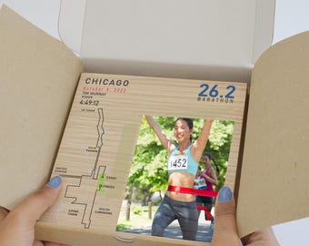 Dublin Marathon Photo Frame Personalized - Running Photo Printed on ...